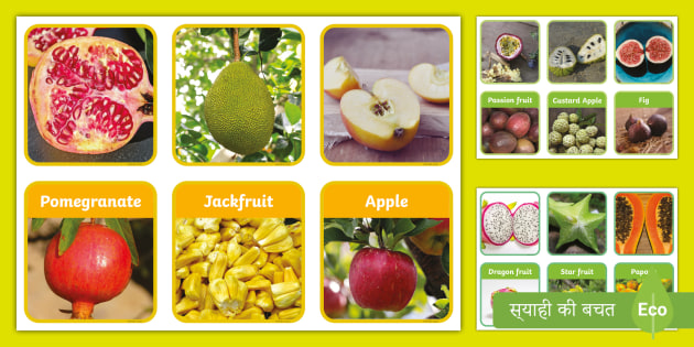 Fruits and their Half Matching Photo Cards (teacher made)