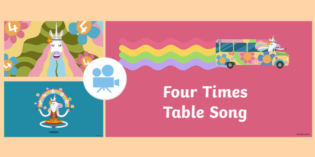 Four Times Tables Song - Bring Maths Factor to Your Class