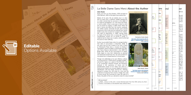 La Belle Dame sans Merci Analysis | A Level Poetry | Beyond