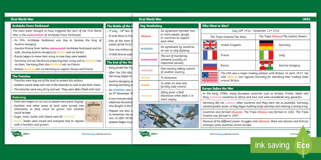 History Knowledge Organiser • Twinkl.ca