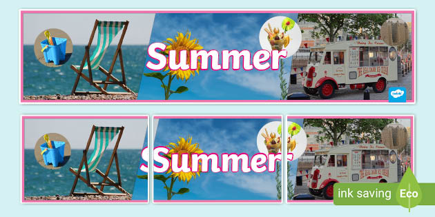 Summer Display Banner (teacher made)