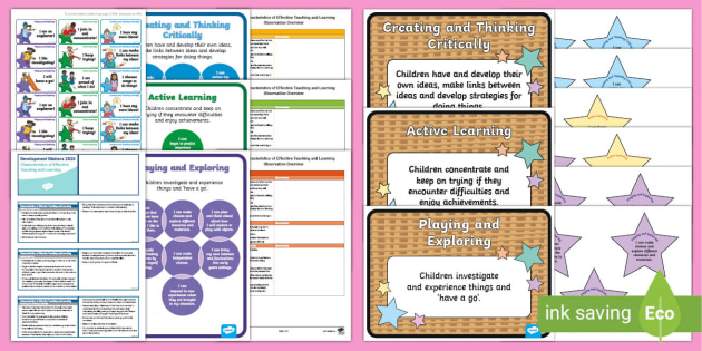 EYFS Characteristics of Effective Teaching and Learning Pack