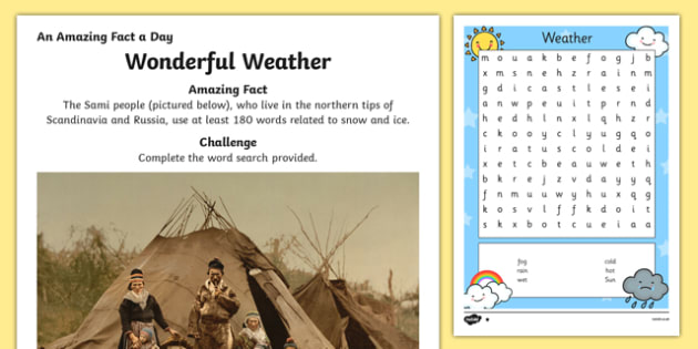 Wonderful Weather Worksheet / Worksheet, worksheet