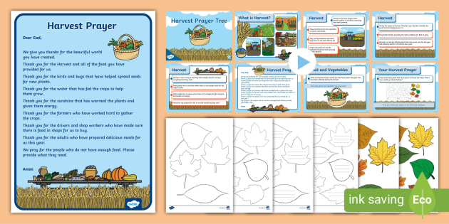 KS1 Harvest Prayer Tree Activity Pack (Teacher-Made)