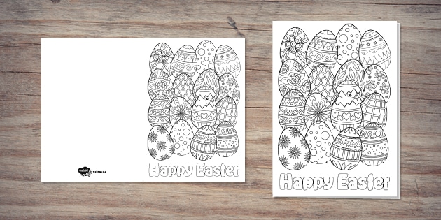 Easter Eggs and Chick Mindfulness Colouring.. | Twinkl Party