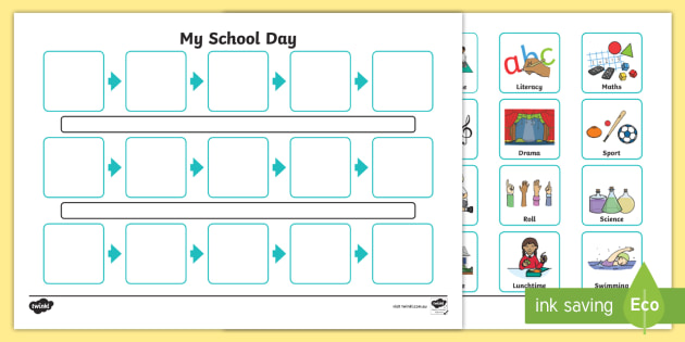 Visual Timetable Australia - SEN Timetable | Twinkl