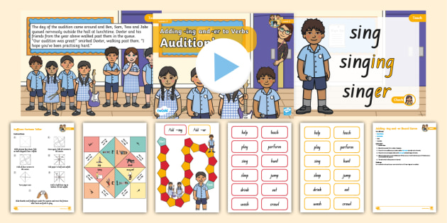 Adding -ing and -er to Verbs - Level 5 Week 26 Lesson 3