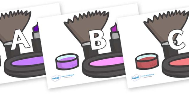 FREE! - A-Z Alphabet on Make Up (teacher made)