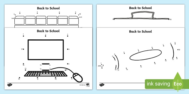 FREE! - Back to school dot to dot activity - Activities - Resources