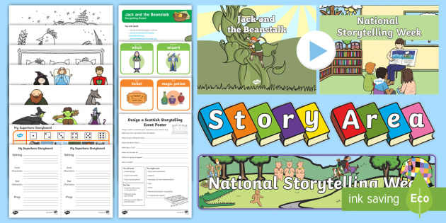 CfE First Level National Storytelling Week Resource Pack