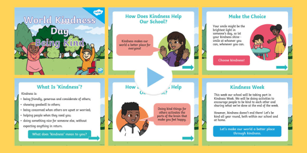World Kindness Day Being Kind PowerPoint