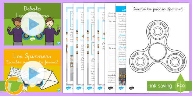 Pack de recursos: Los 'Spinners' (teacher made)