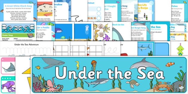 Childminder Under The Sea Resource Pack (teacher made)