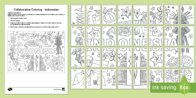 Collaborative Colouring - Indonesian Independence Day