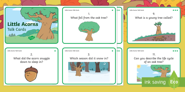 Little Acorns Talk Cards (teacher made)