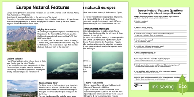 Europe Geography Worksheets | twinkl.co.uk