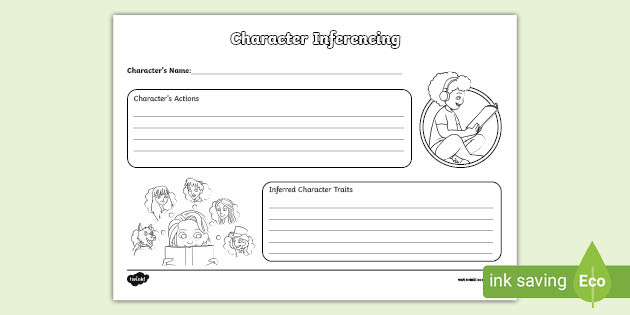 Character Inferencing Reading Comprehension Activity