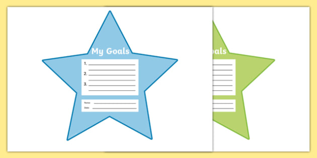 My Goals Pupil Target Stars (teacher made)
