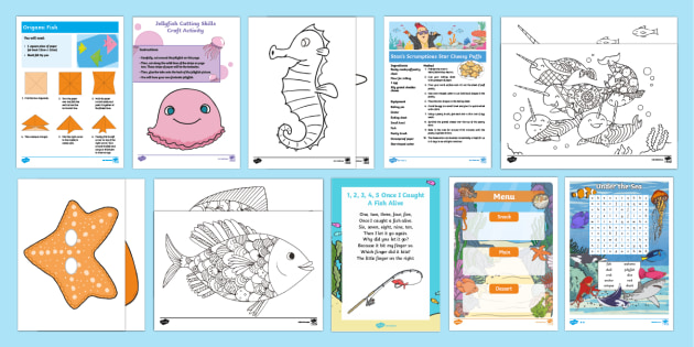 Under the Sea Whole School Wrap-Around Care Activity Pack