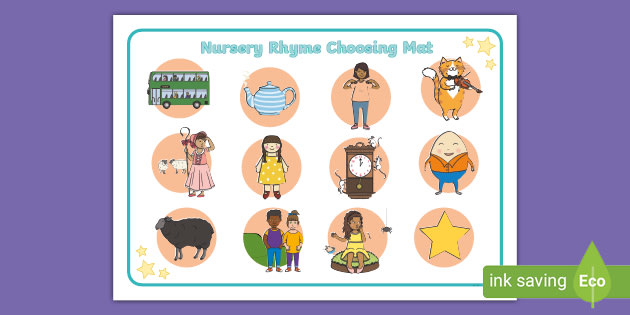 Nursery Rhyme Choosing Mat