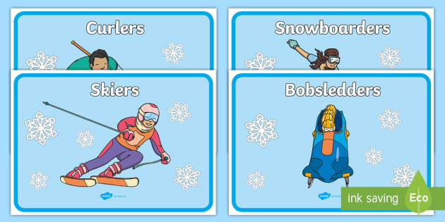 Winter Sports Group Signs
