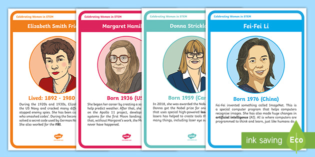 KS1 Celebrating Women in STEM Posters (teacher made)