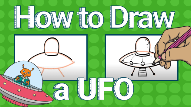 How to Draw a UFO | Twinkl Kid's TV (teacher made)