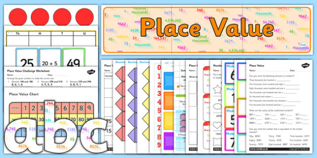 Place Value Resource Pack - place value, resource pack, place