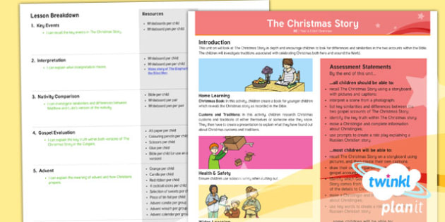 FREE! - RE: A Christmas Story PDF | Christmas Lesson Plan PDF