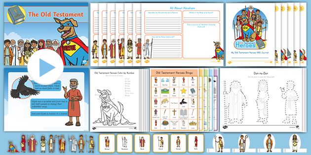 VBS at Home: Old Testament Heroes Pack (teacher made)
