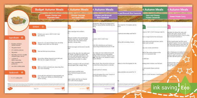 Autumn Recipes For Kids - Twinkl Homework Help - Twinkl