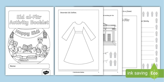 Eid Al-Fitr Activity Booklet (teacher made)