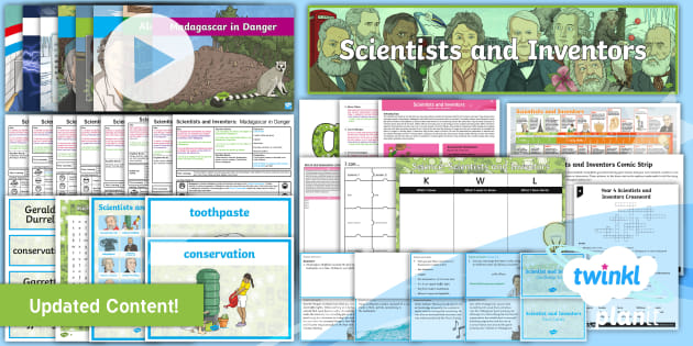 Science: Scientists and Inventors Year 4 Unit Pack