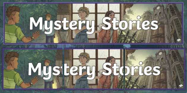 'Mystery Stories' Display Banner