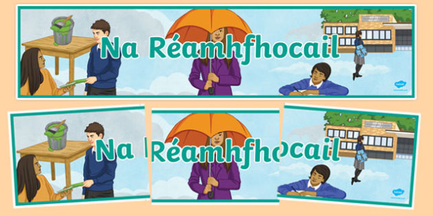 Réamhfhocail Display Banner (teacher made)