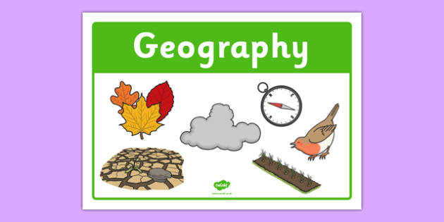 Geography Classroom Area Sign (teacher made)