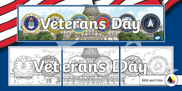 Veterans Day Banner Printable Memorial Day Banner {Veterans Day} By