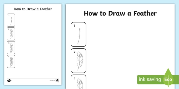 How to Draw a Feather