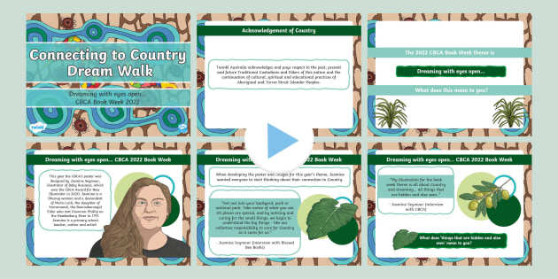Connecting to Country Dream Walk PowerPoint CBCA 2022