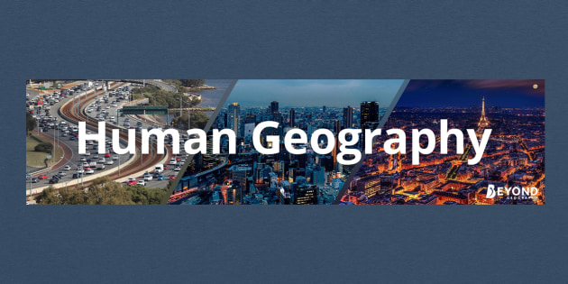 Human Geography Display Banner (teacher made)