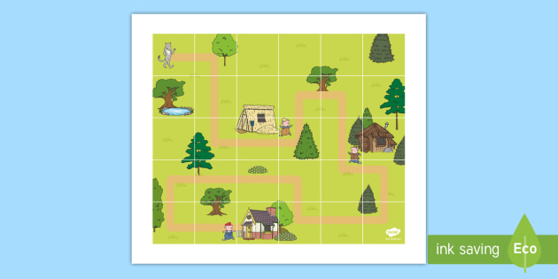 Coding Mouse The Three Little Pigs Mat (teacher made)