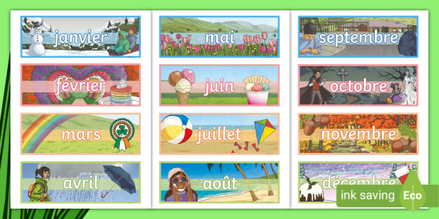 👉 French: Months Vocabulary Cards - KS2 (teacher made)