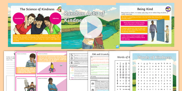 PSHE and Citizenship Lesson Pack - PSHE Kindness in Ks2