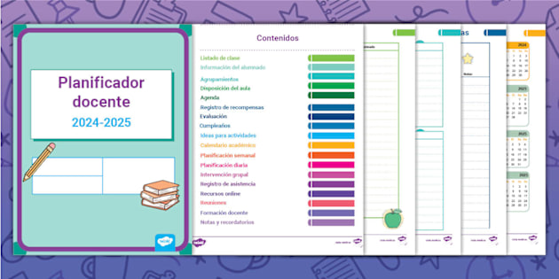 Plantilla De Agenda Para Profesores Agenda Docente Semanal 2023