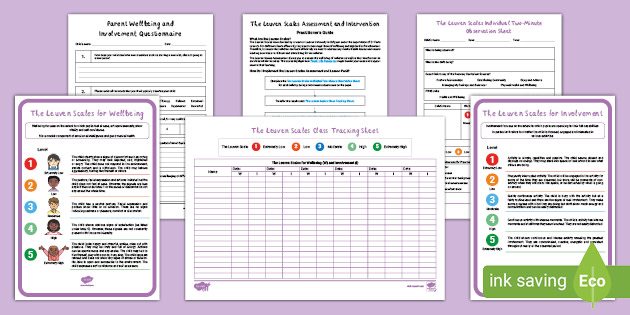 Leuven Scale EYFS Wellbeing and Involvement Practitioner Assessment Guide