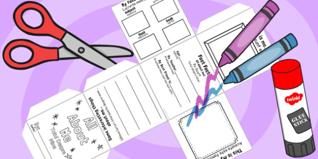 All About Me Cubes | twinkl.co.uk