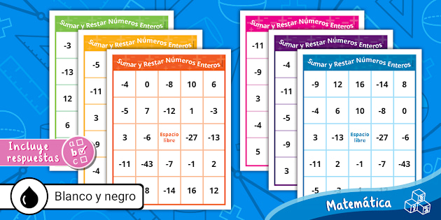 Hoja De Trabajo De Bingo De Resta Creador De Hojas De Trabajo De