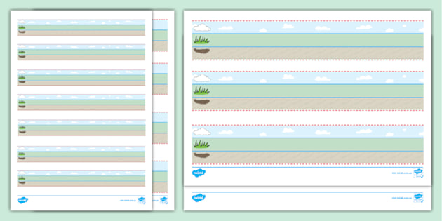 Handwriting Lines Dotted Thirds Teachables Handwriting Whiteboards
