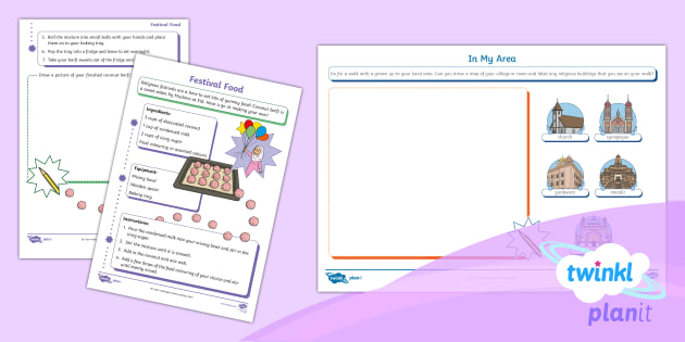 * NEW * RE: Belonging: Year 1 Home Learning Tasks