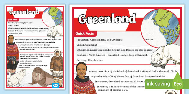 Greenland Poster (teacher made)